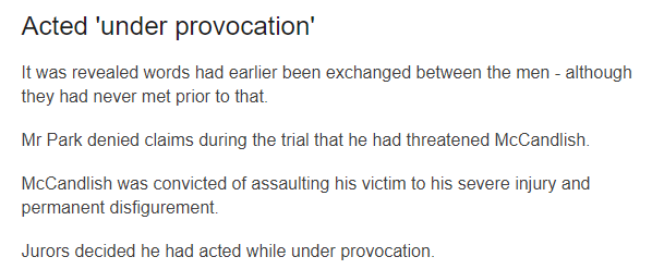 Provocation – Crime.Scot